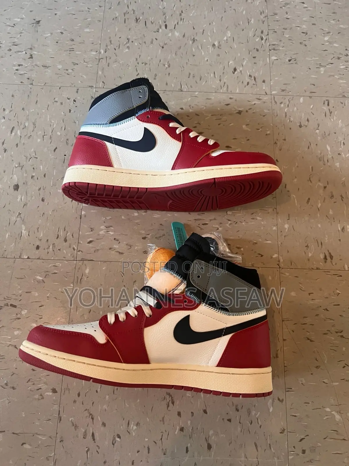 Union X La Jordan 1 Chicago Shadow in Yeka - Shoes, Yohannes Asfaw ...