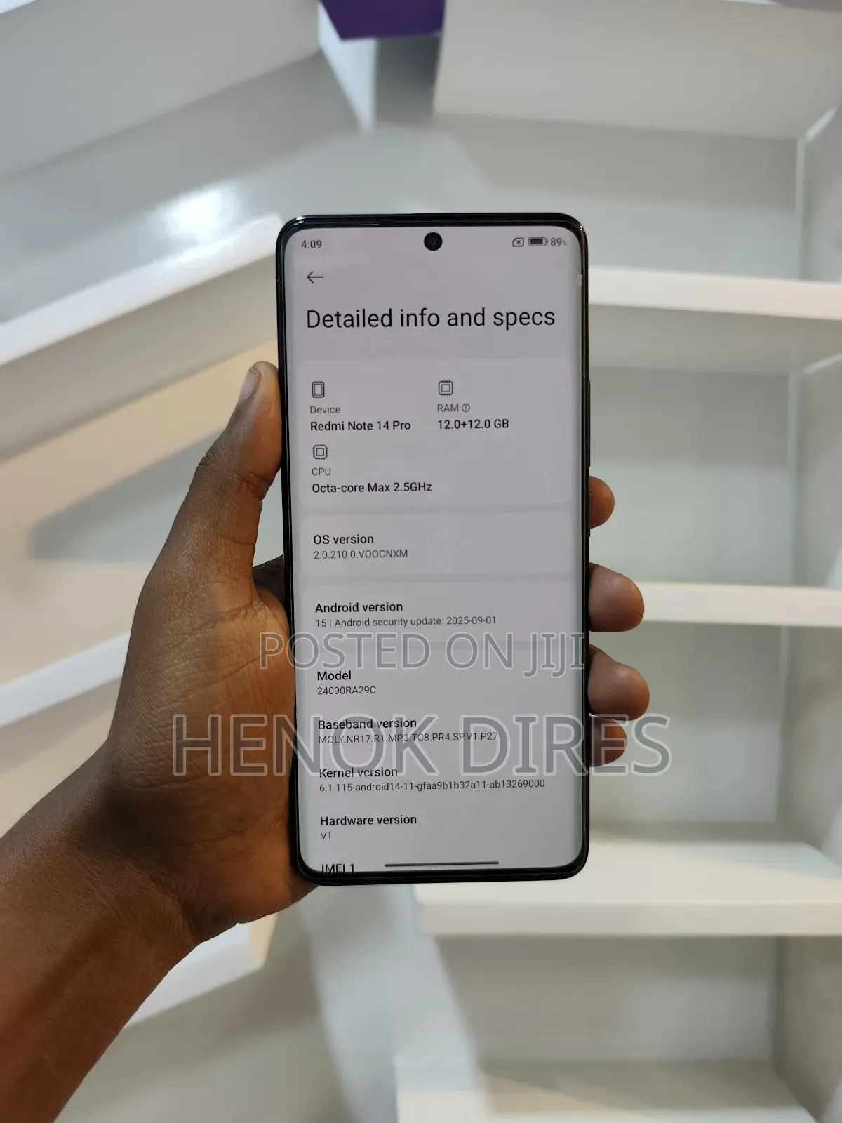 Xiaomi Redmi Note 14 Pro 5G 256 GB Blue in Yeka - Mobile Phones, Henok ...