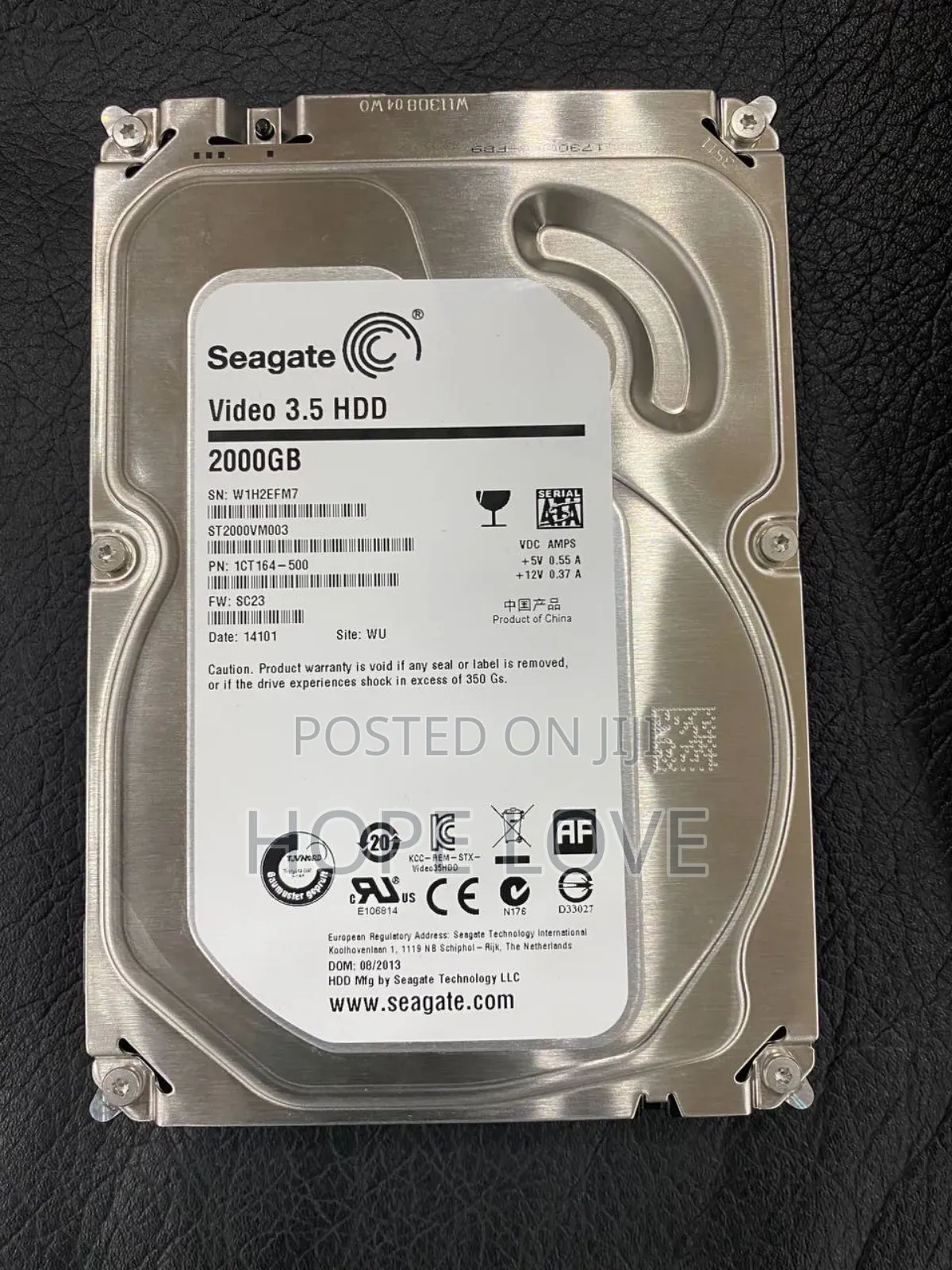 Hard Disk 2tera in Bole - Computer Hardware, Hope Love | Jiji.com.et