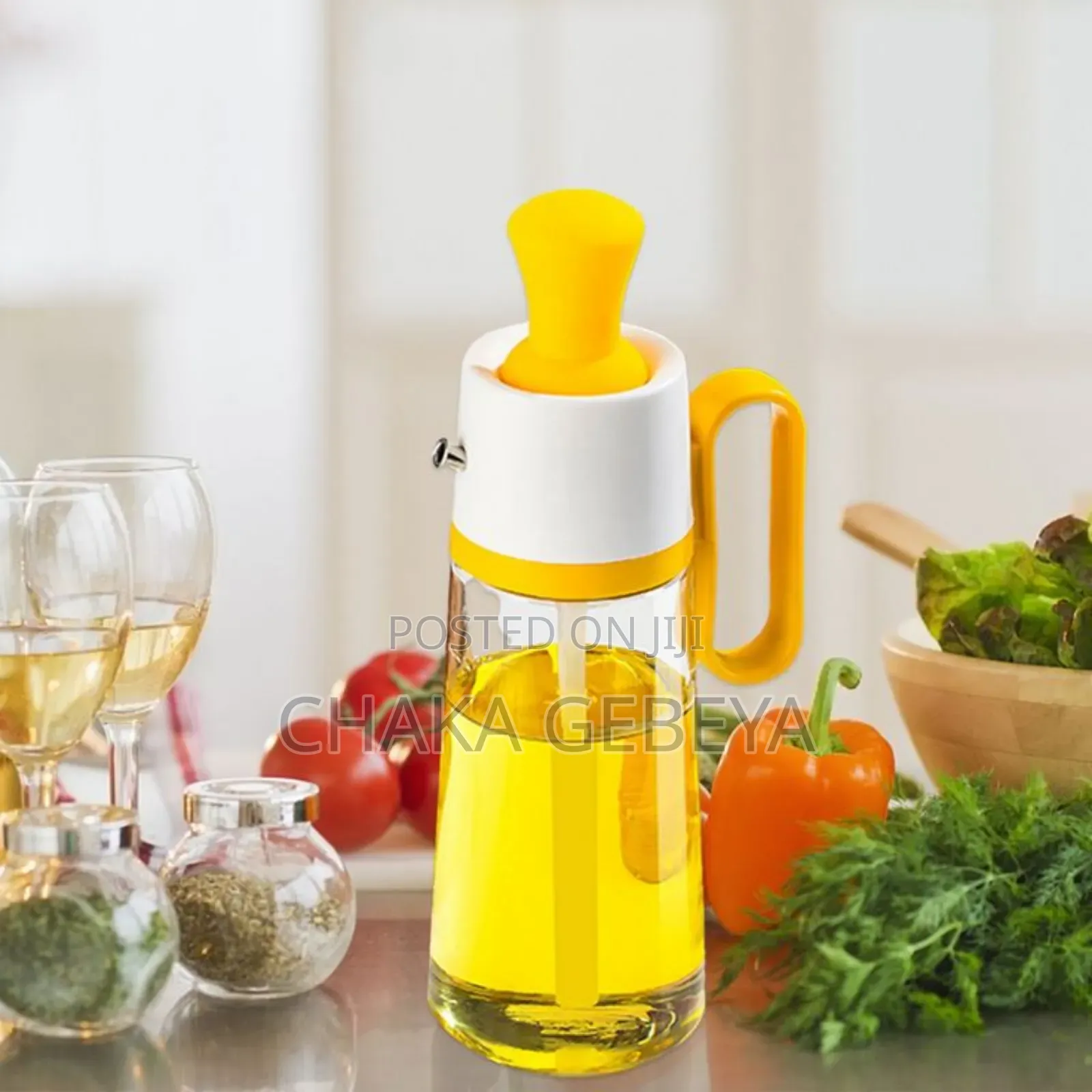 Premium Oil Separator Brush - Glass Construction - Top Lid Included in ...