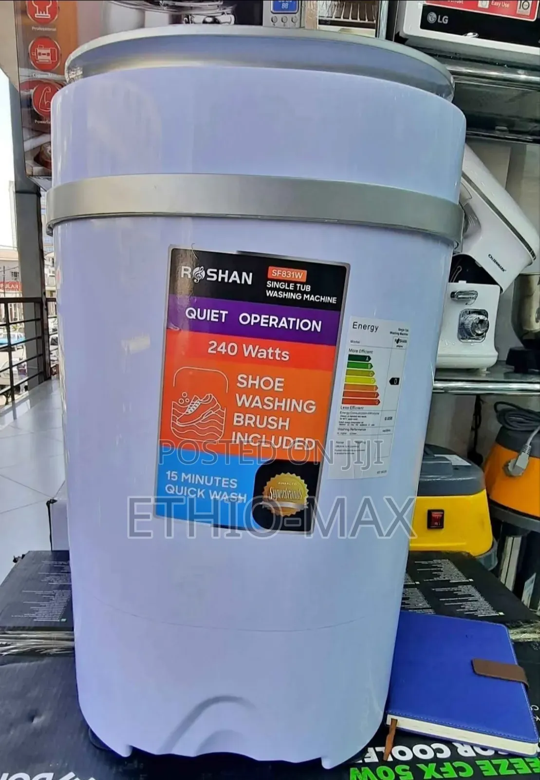 Roshan Mini Washing Machine 4kg – Compact | Original | Easy Use in ...