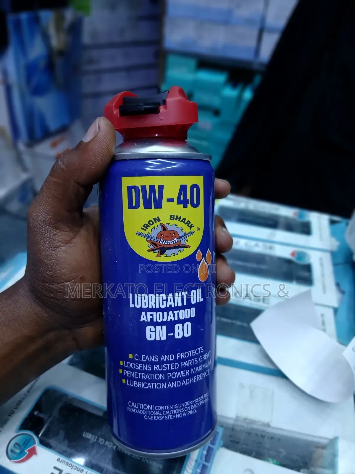Wd-40 Spray Iron Shark | Lubricant , Rust Protector With Nozzle in Bole ...