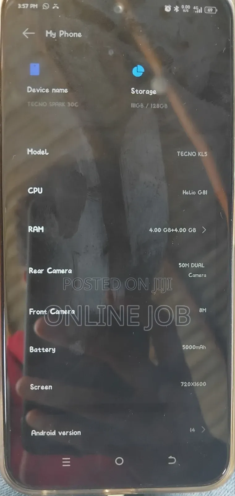 New Tecno Spark 30C 128 GB in Yeka - Mobile Phones, Online Job | Jiji ...