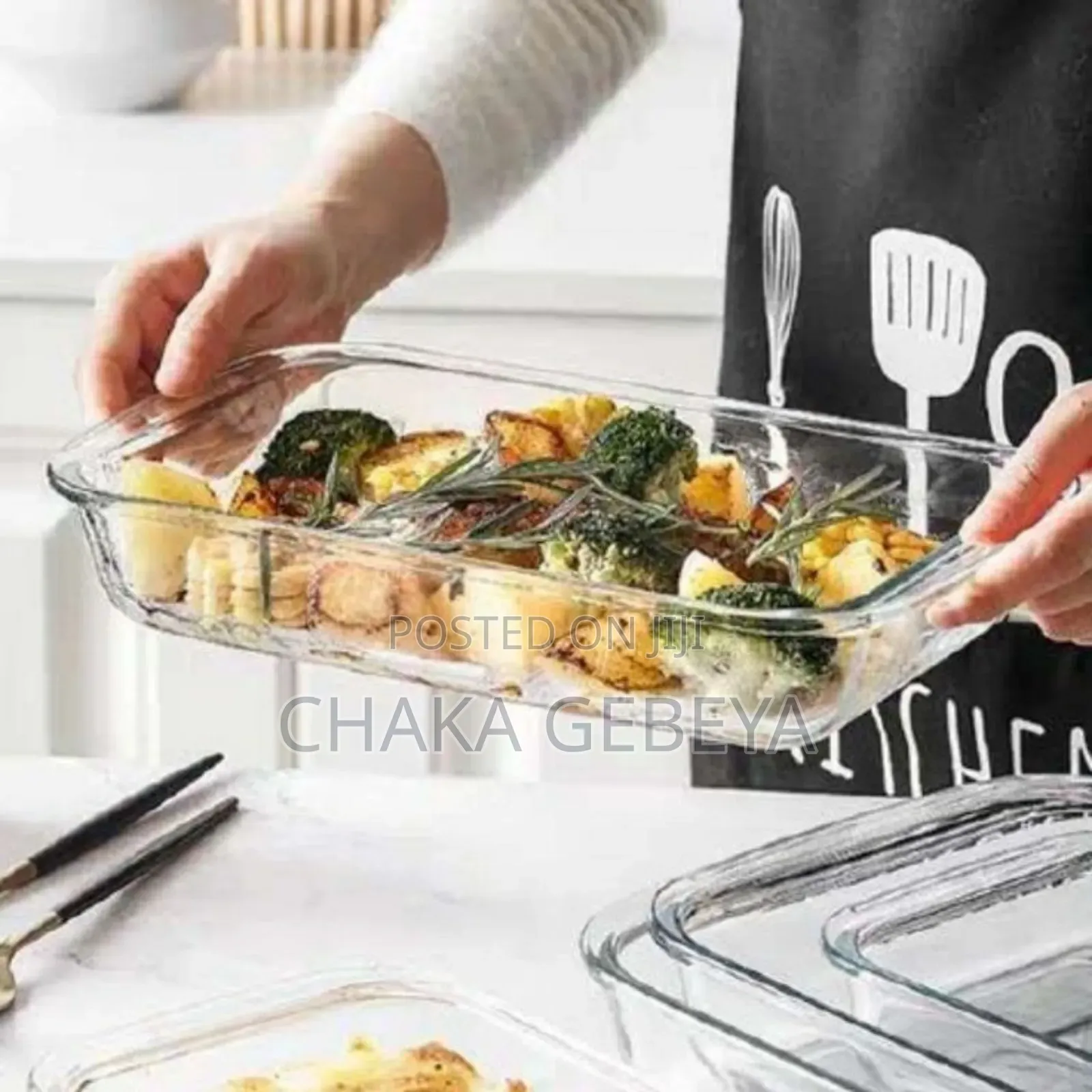 Tempered Glass Baking Dish - 3l Capacity - Oven Microwave Safe in Yeka ...