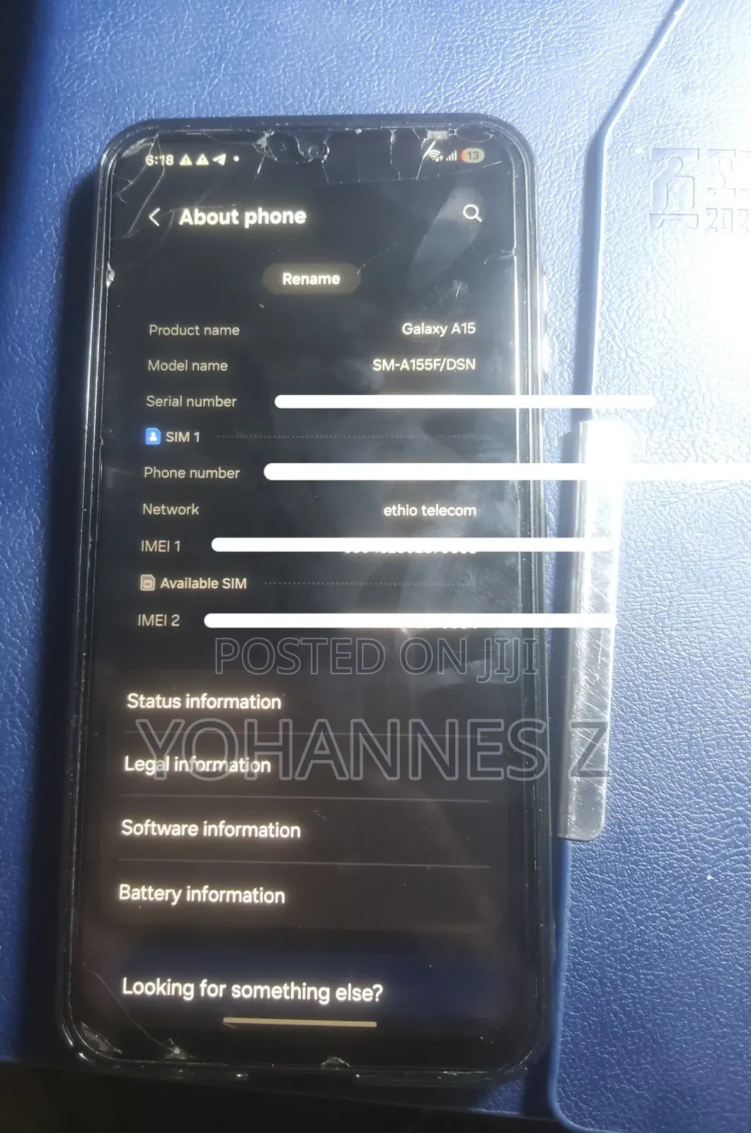 Samsung Galaxy A15 128 GB Blue in Kolfe Keranio - Mobile Phones, Y Z ...