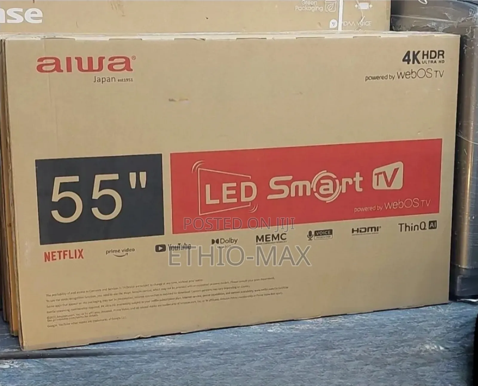 Alway 55” Smart Uhd Tv – Big Screen | Original | New Arrival in Addis ...