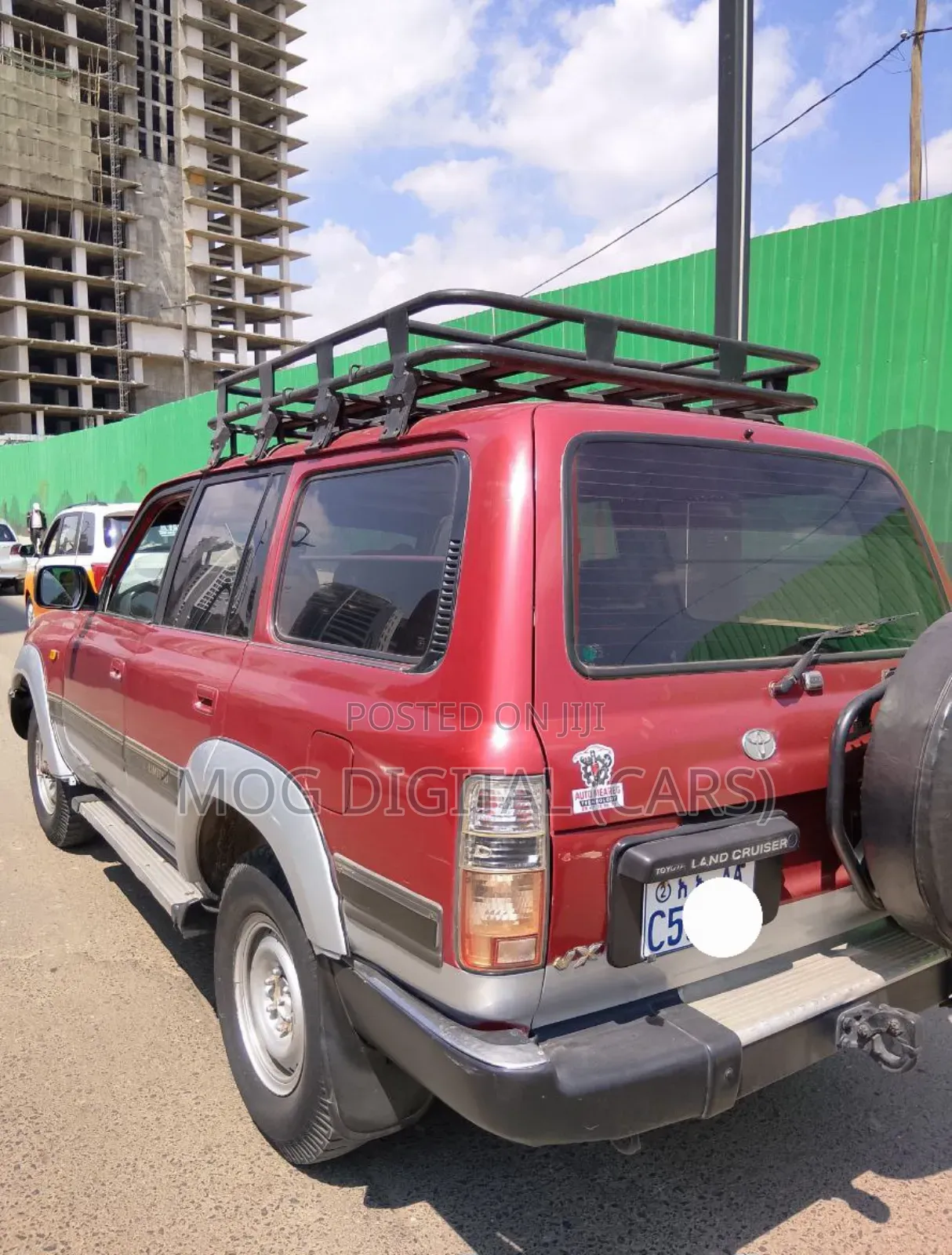 Toyota Land Cruiser 80 Wagon 4.5 1994 Burgundy in Nifas Silk-Lafto ...