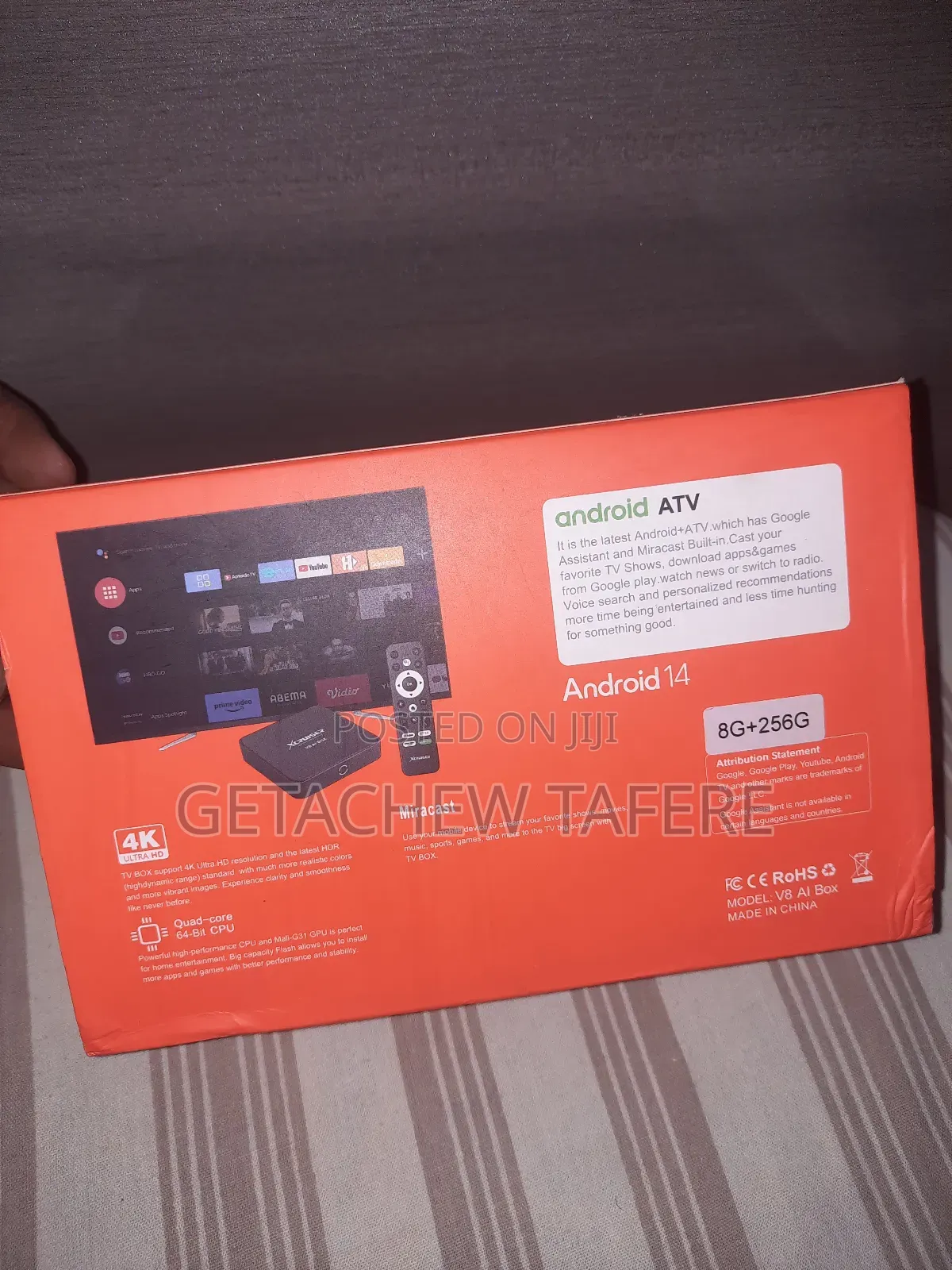 Xcruiser V8 Al Android Box 256gb 8gb in Bahir Dar - TV & DVD Equipment ...