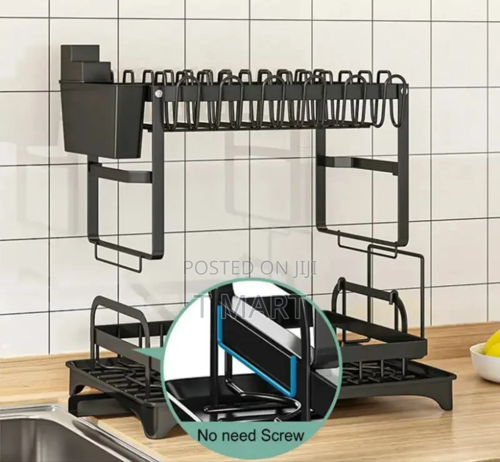 2-Tier Kitchen Dish Drying Rack in Arada - Kitchenware & Cookware, T ...