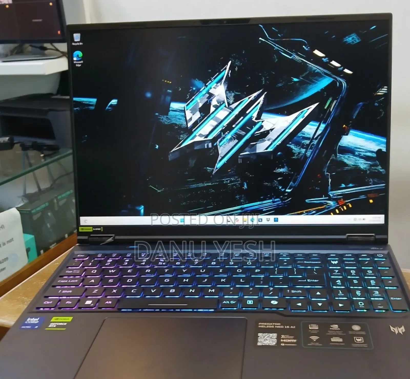 New Laptop Acer Predator Helios Neo 16 32GB Intel Core Ultra 9 SSD 1T ...