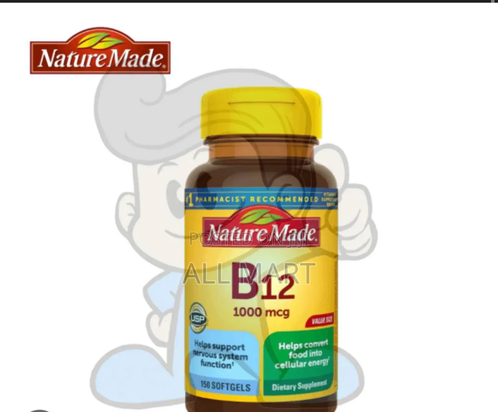 Nature Made Vitamin B12 1000 MCG in Yeka - Vitamins & Supplements, All ...