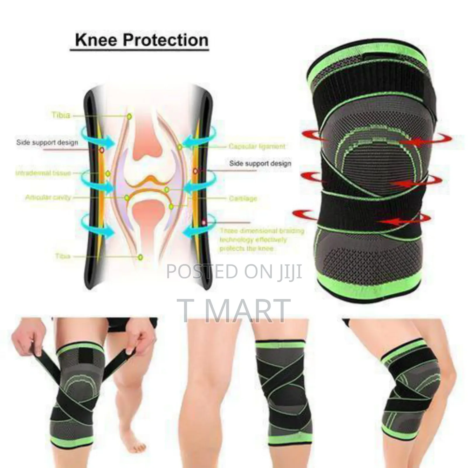 1 Pcs Leo Star Knee Support Belt in Arada - Tools & Accessories, T Mart ...