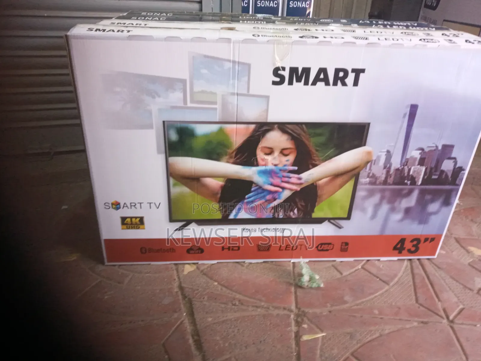 Smart 43inch Tv Smart Android Double Screen Led Tv New 20 25 Model in ...