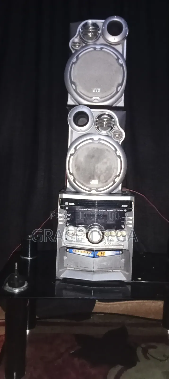 JVC Cd/Rw Plby Back 45wx2rms Compact Component System 3cd Player in ...