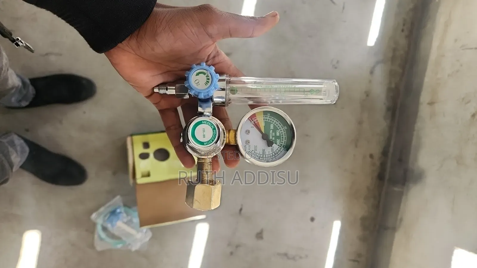 Oxygen Regulator New With Flow Meter and Cup Gauge in Lideta - Medical ...