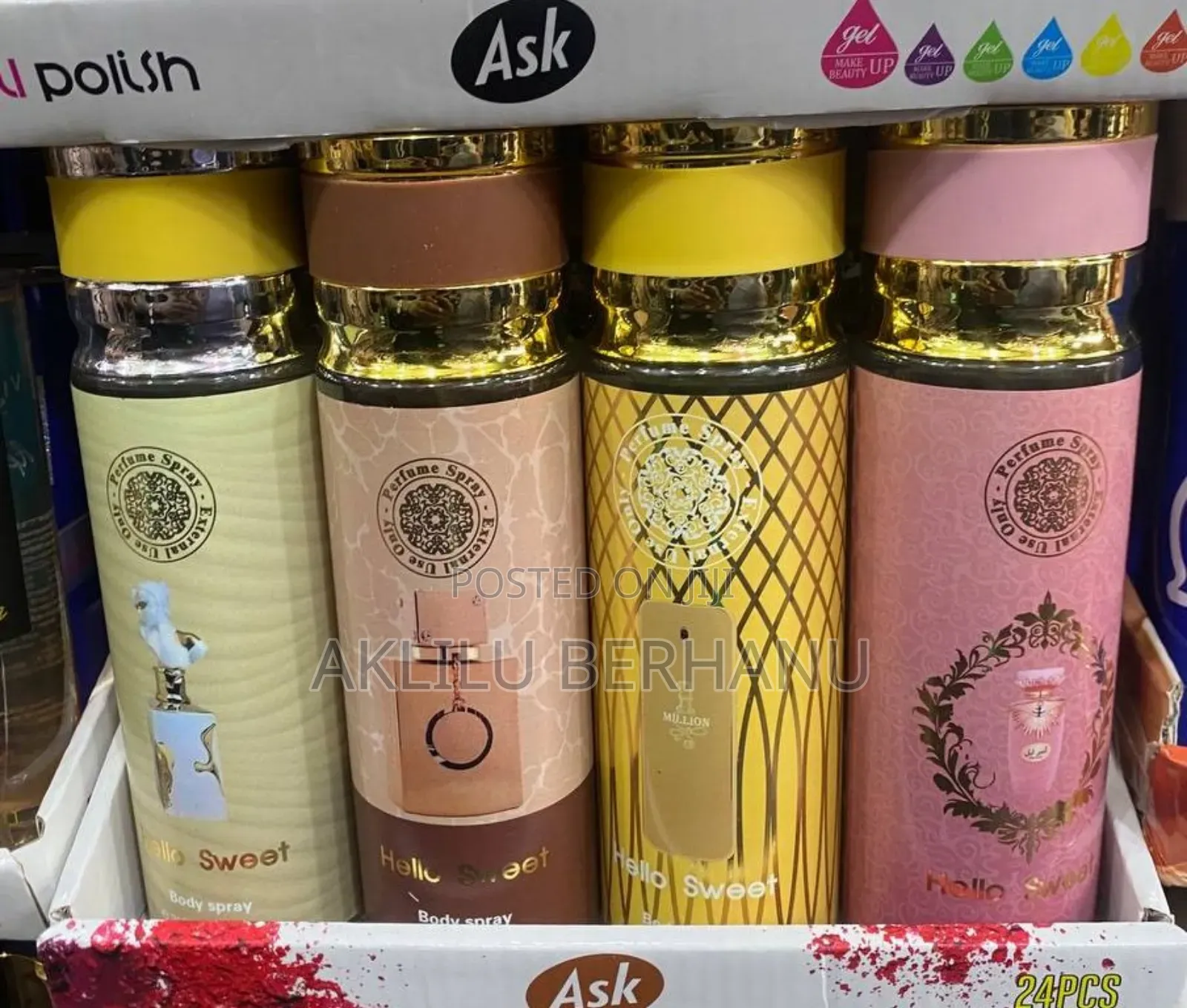 Hello Sweet Body Spray in Lideta - Fragrances, Aklilu Berhanu | Jiji.com.et