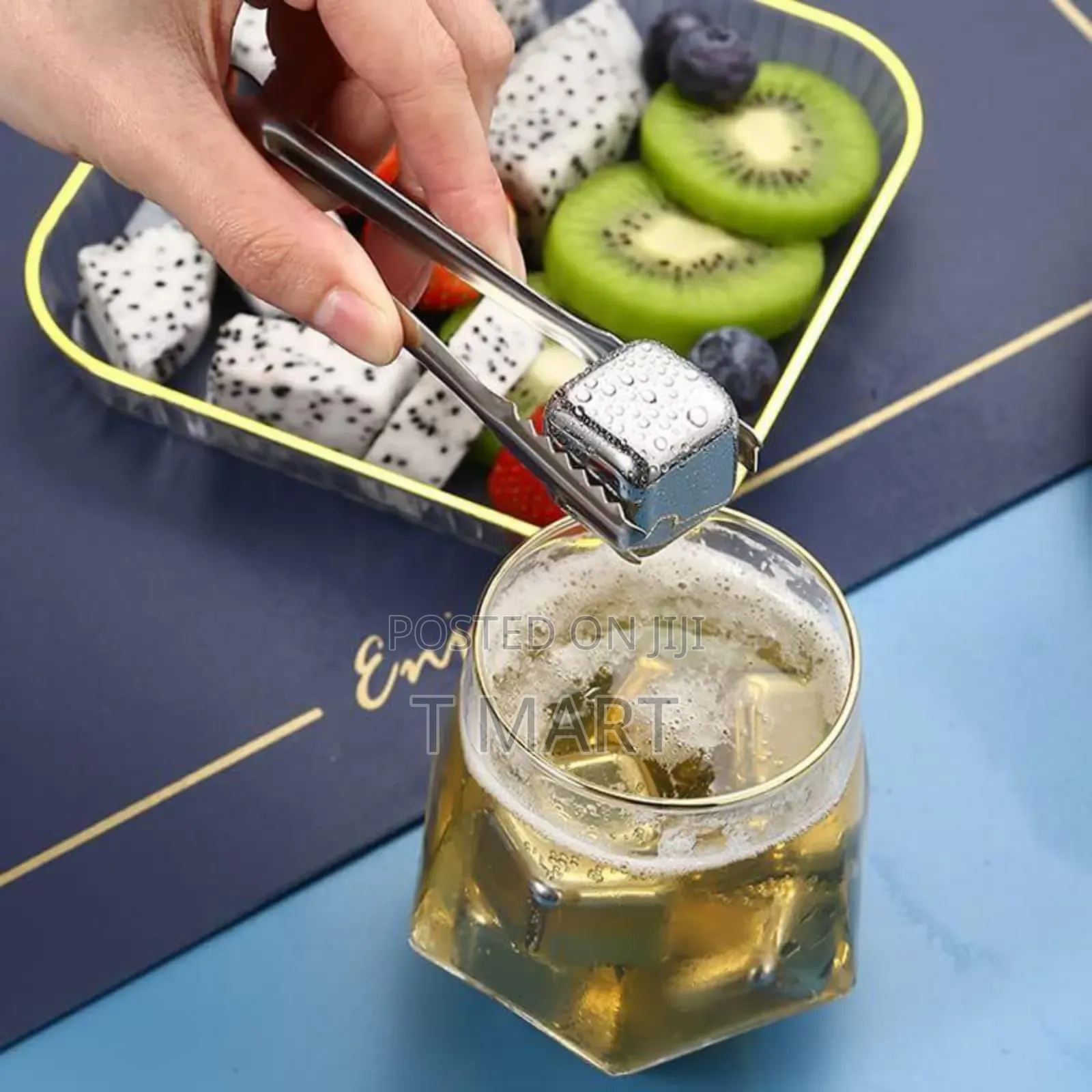 Fieni - Set of 4 Stainless Steel Ice Cubes in Arada - Kitchenware ...