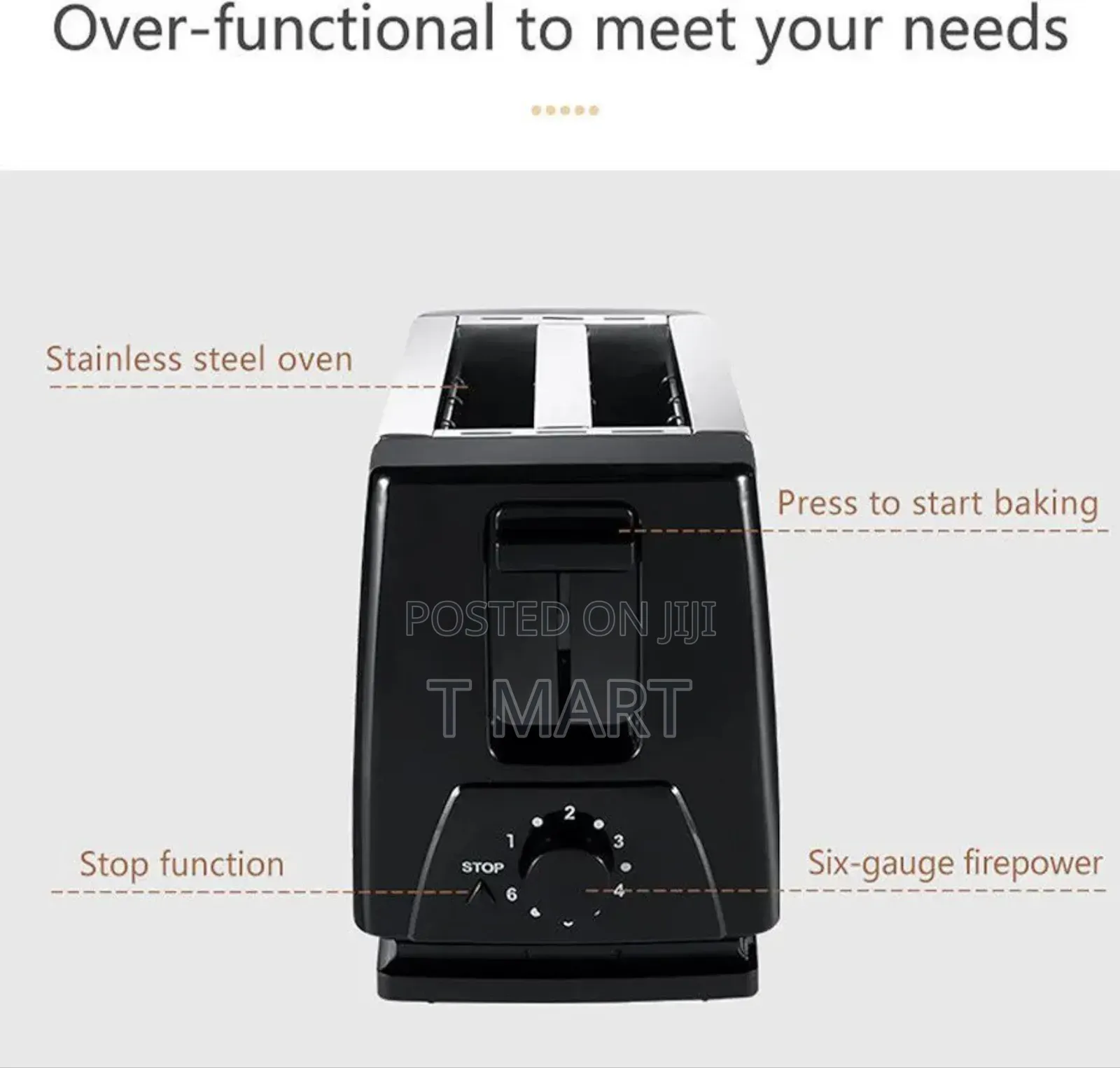 Super Mccarron 2 Slice Cool Touch Toaster in Arada - Kitchen Appliances ...
