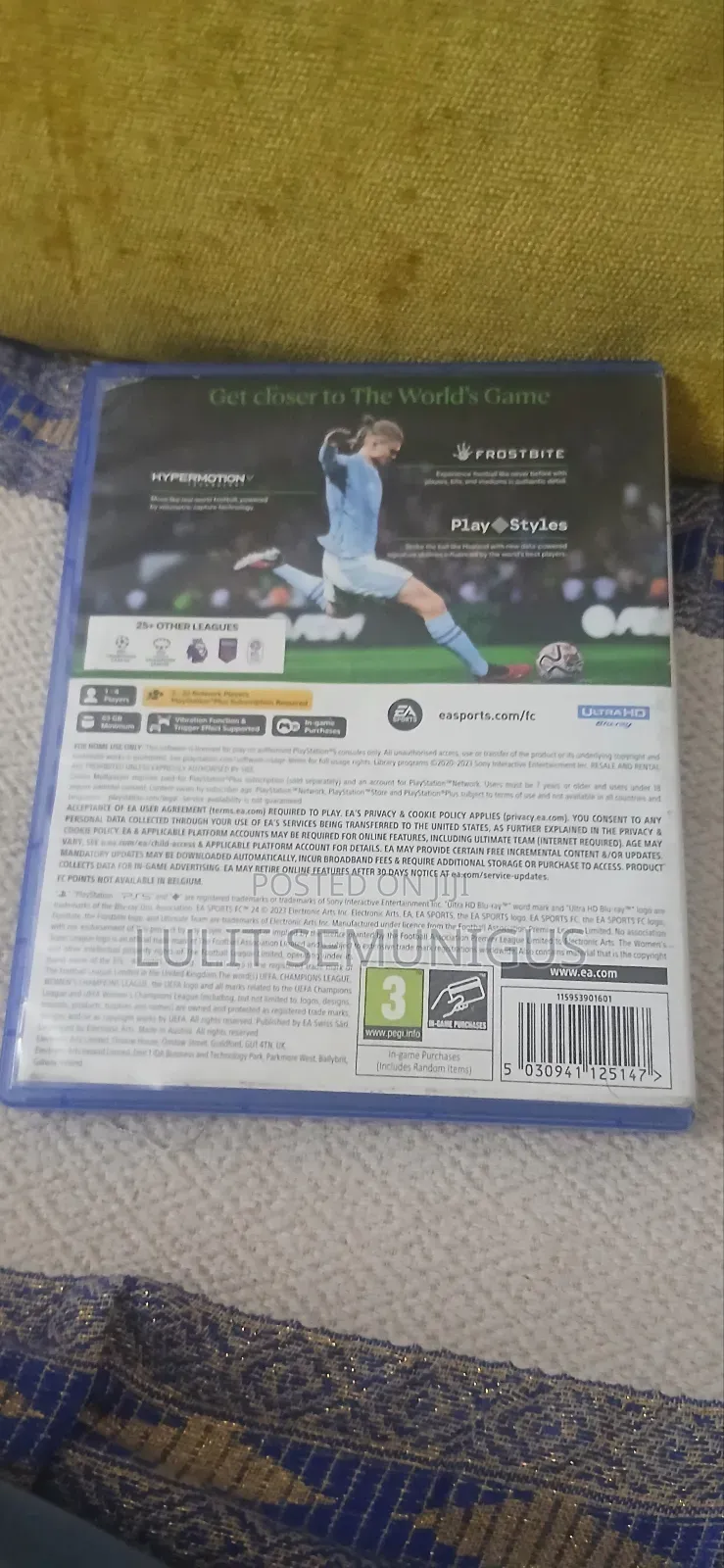 Ea Sports Fc 24 for Ps5 - Mint Condition (No Scratches)Call in Yeka ...