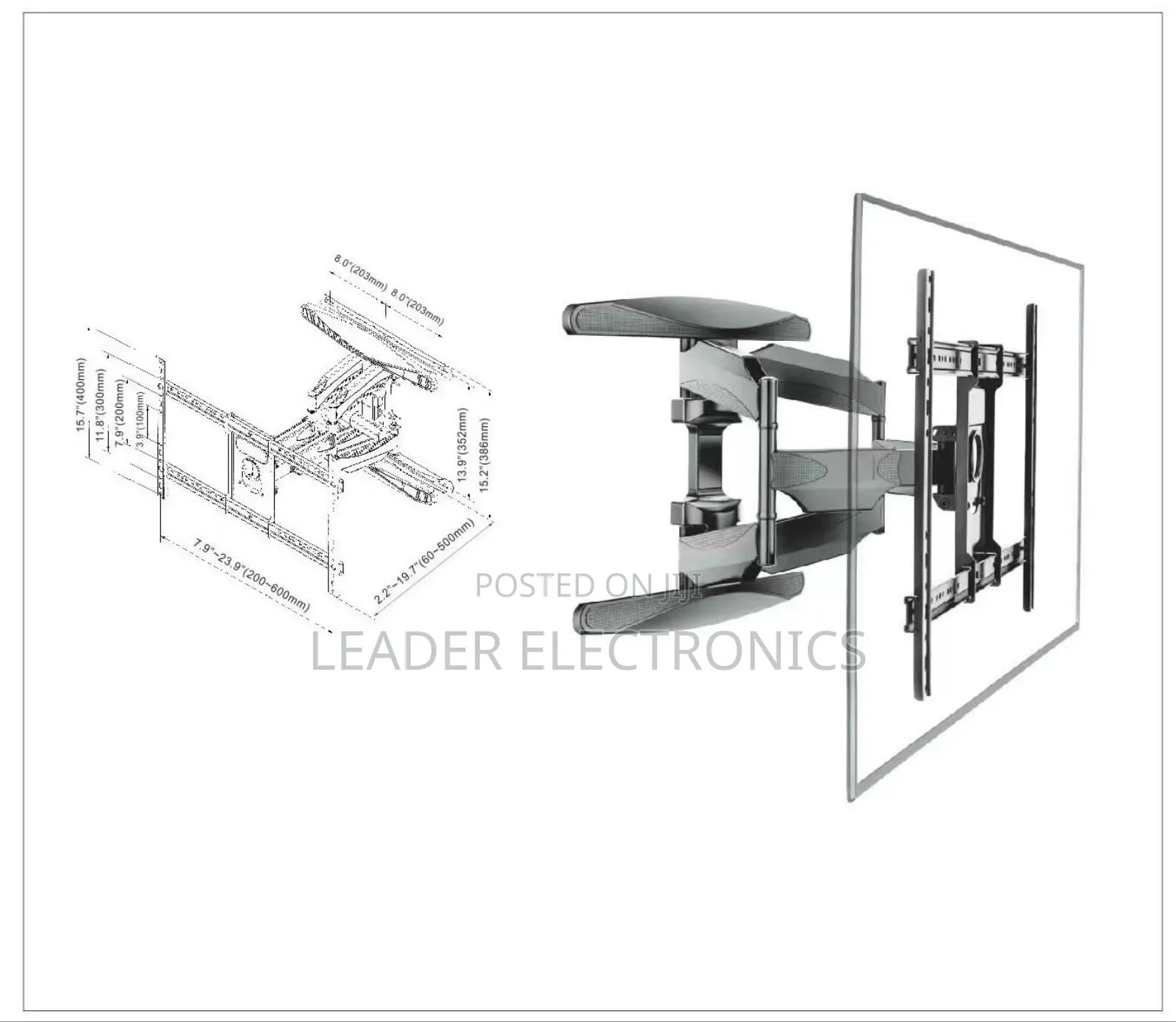 Flexible Full-Motion Tv Wall Mount – Adjust, Tilt Enjoy in Addis Ketema ...
