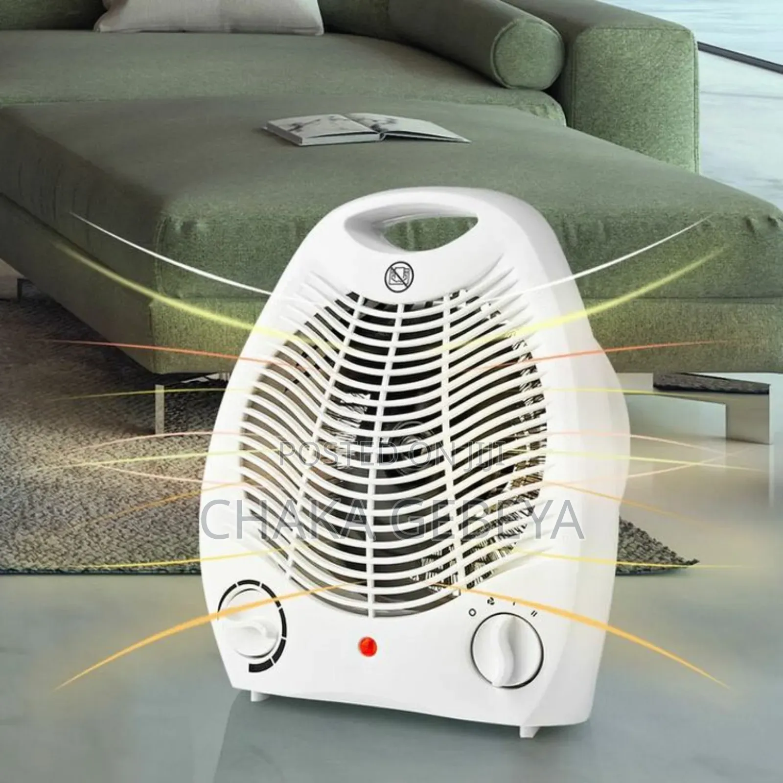 1000w Electric Fan Heater | Quiet, Odorless, With Overheat Protection ...
