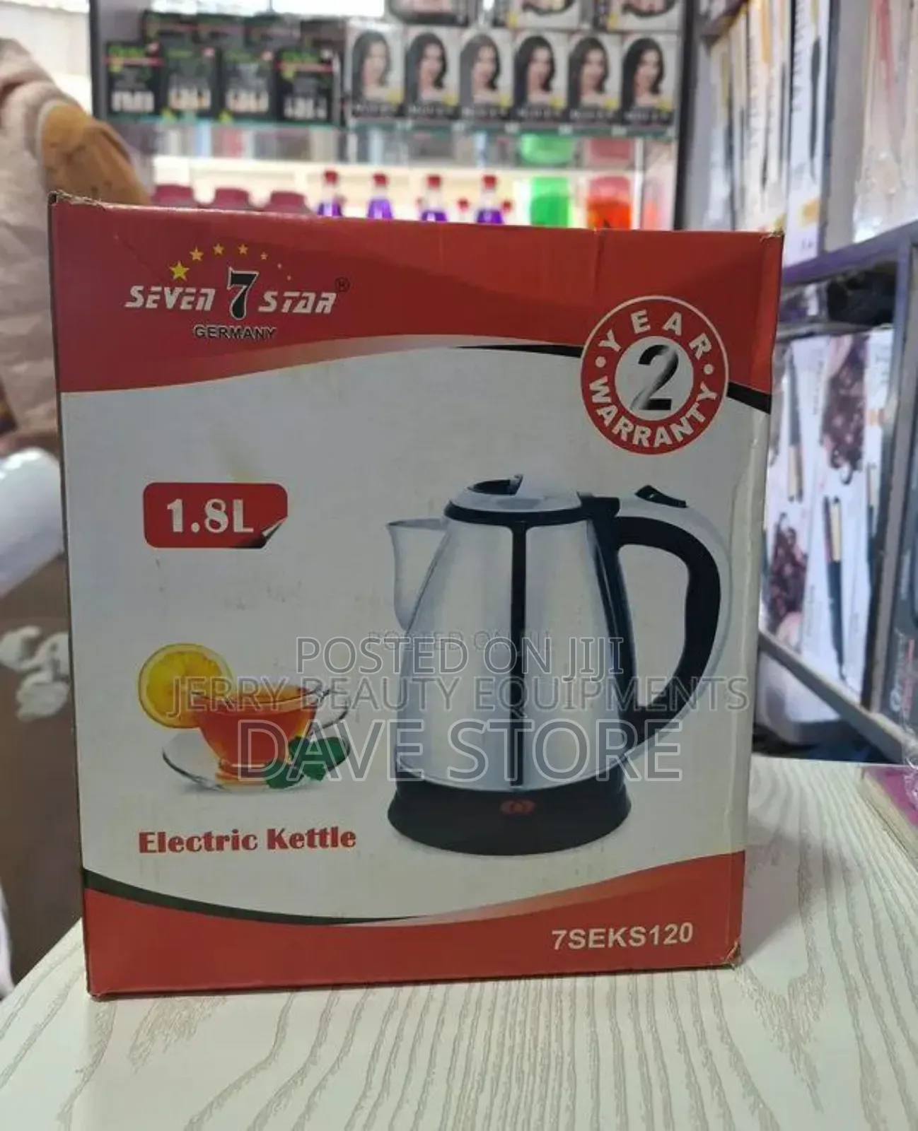 Seven Star Electric Kettle in Nifas Silk-Lafto - Kitchen Appliances ...