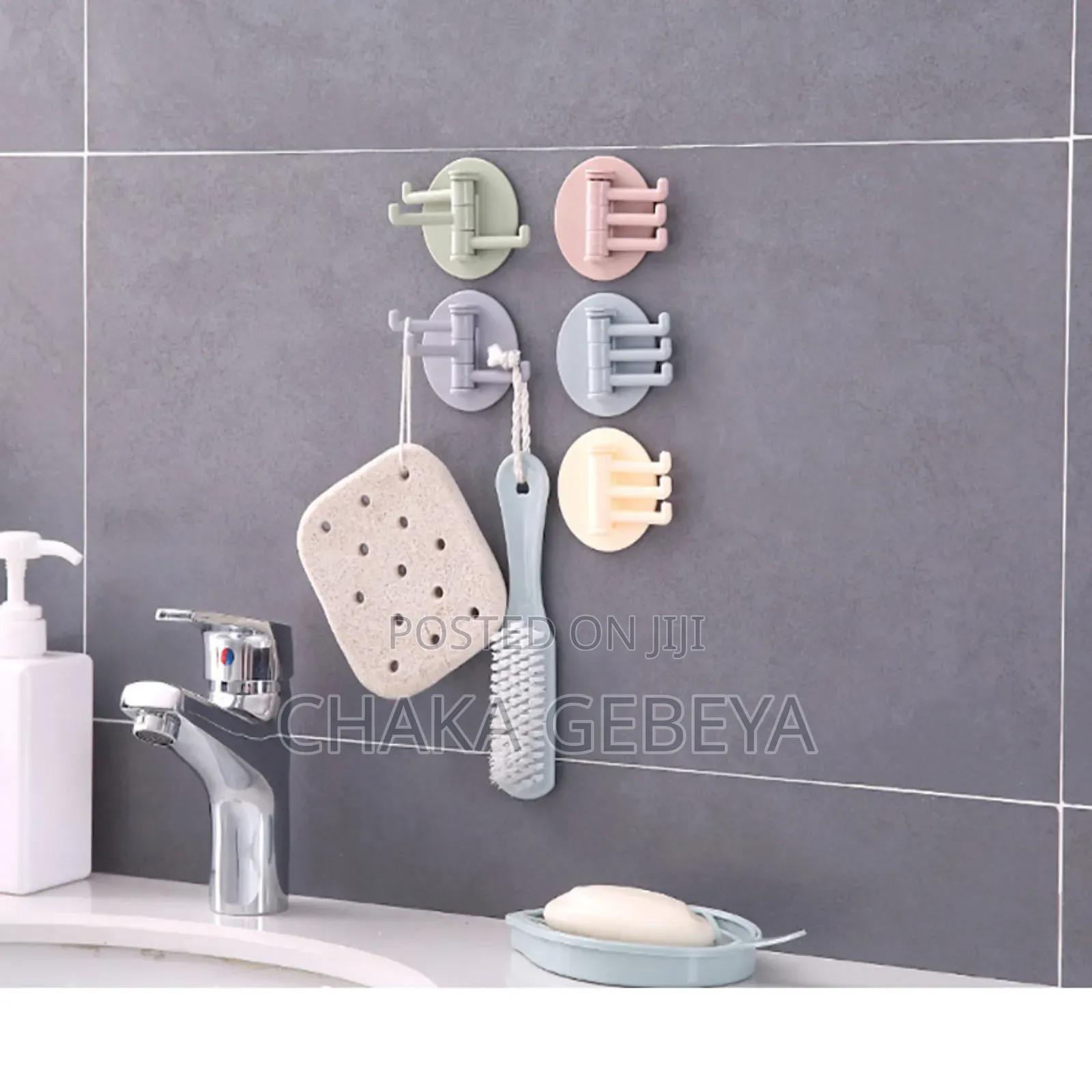 Space Saving Rotating Hook Rack | Holds Heavy Items in Kirkos ...