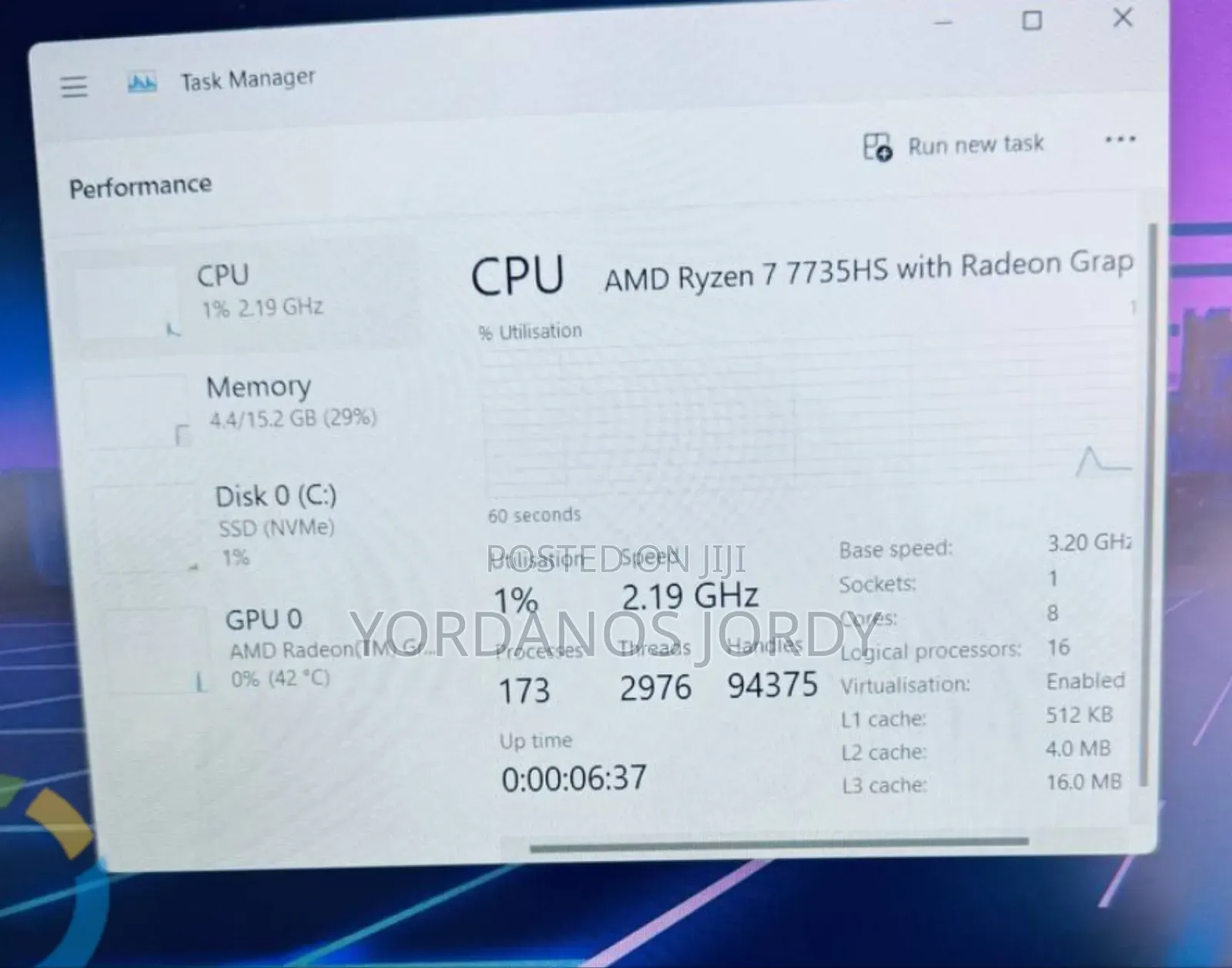 New Laptop HP Stream Notebook 16GB AMD Ryzen 7 SSD 512GB in Bole ...