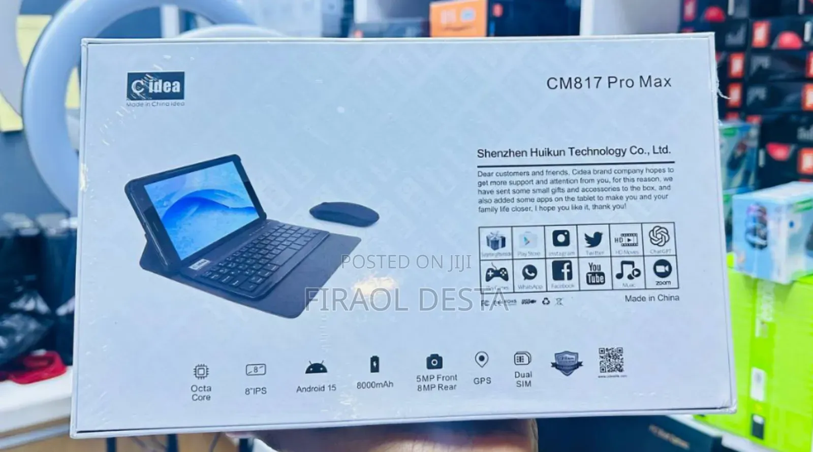 New C idea CM8800 Plus 512 GB in Bole - Tablets, Firaol Desta | Jiji.com.et