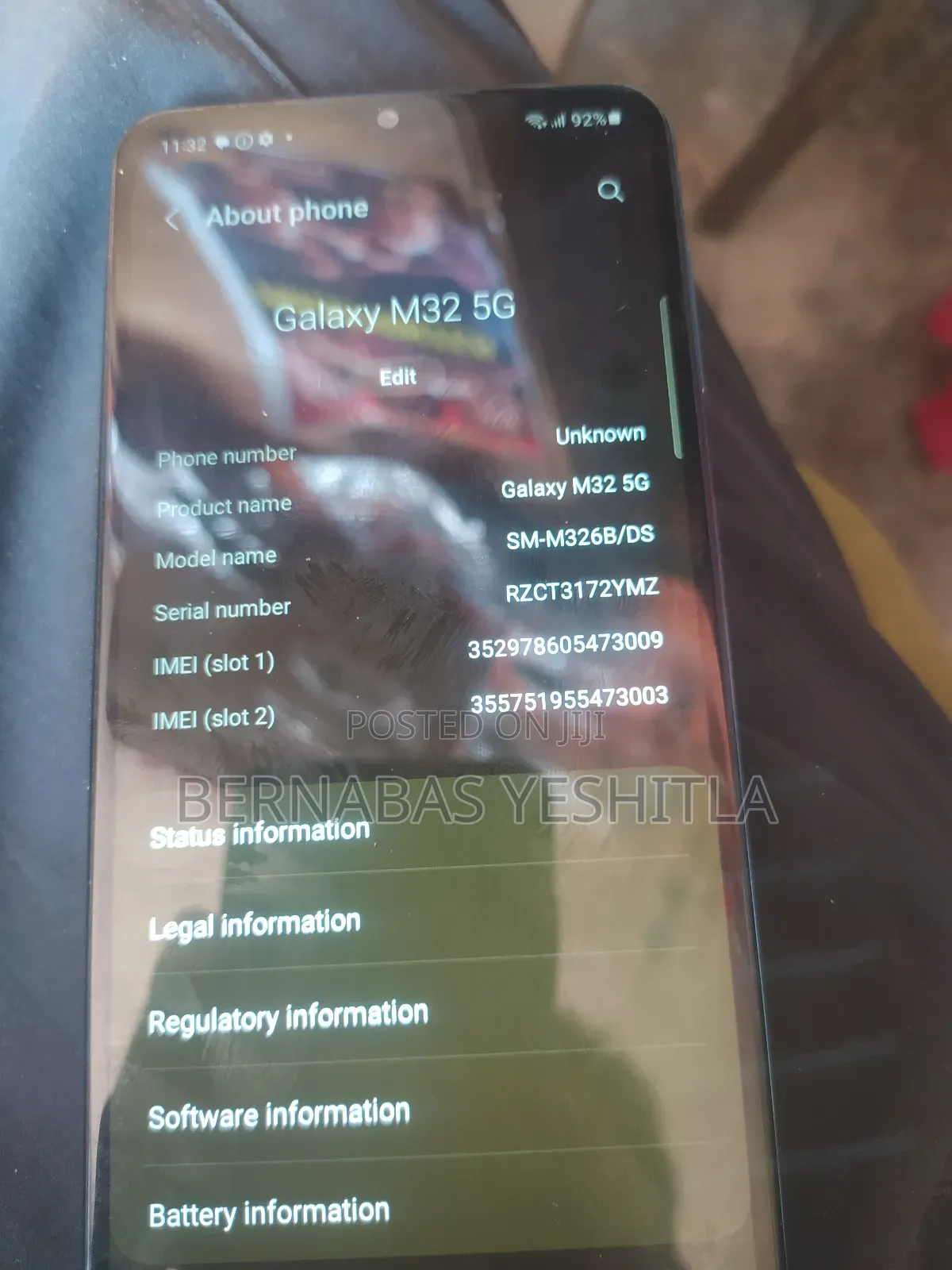 Samsung Galaxy M32 5G 128 GB Blue in Gullele - Mobile Phones, Bernabas ...