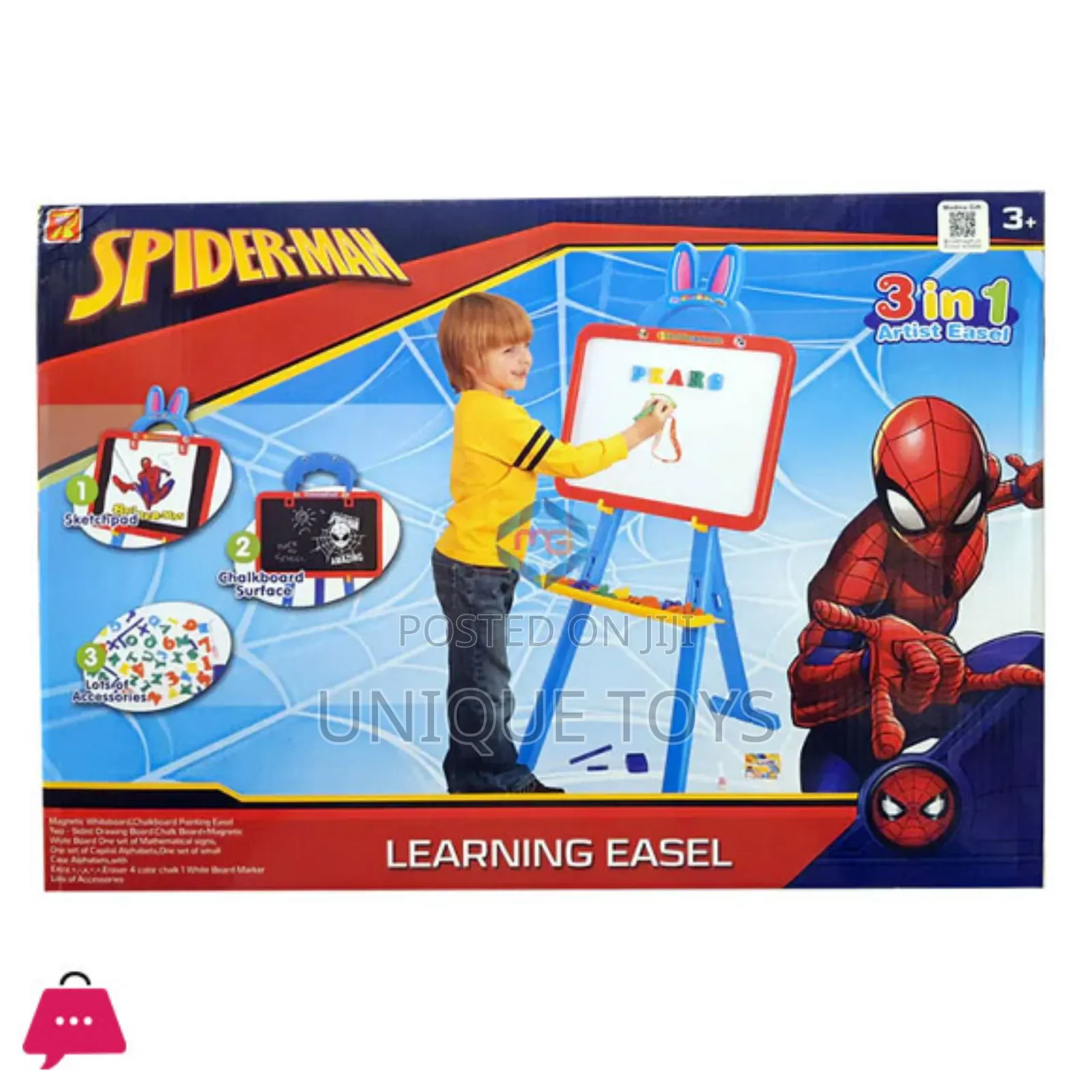 3-in-1 Spider-Man Learning Easel Board in Yeka - Toys, Games & Bikes ...