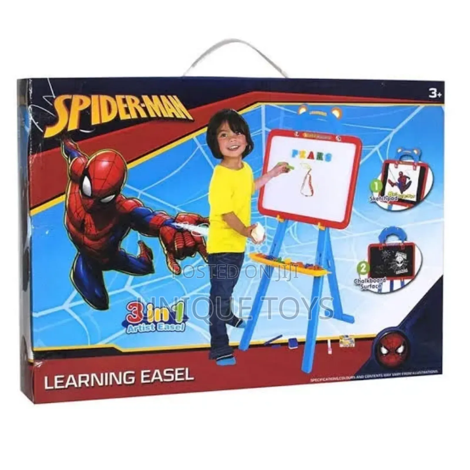 3-in-1 Spider-Man Learning Easel Board in Yeka - Toys, Games & Bikes ...