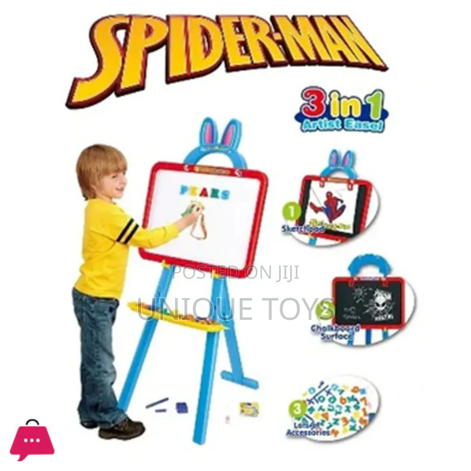3-in-1 Spider-Man Learning Easel Board in Yeka - Toys, Games & Bikes ...