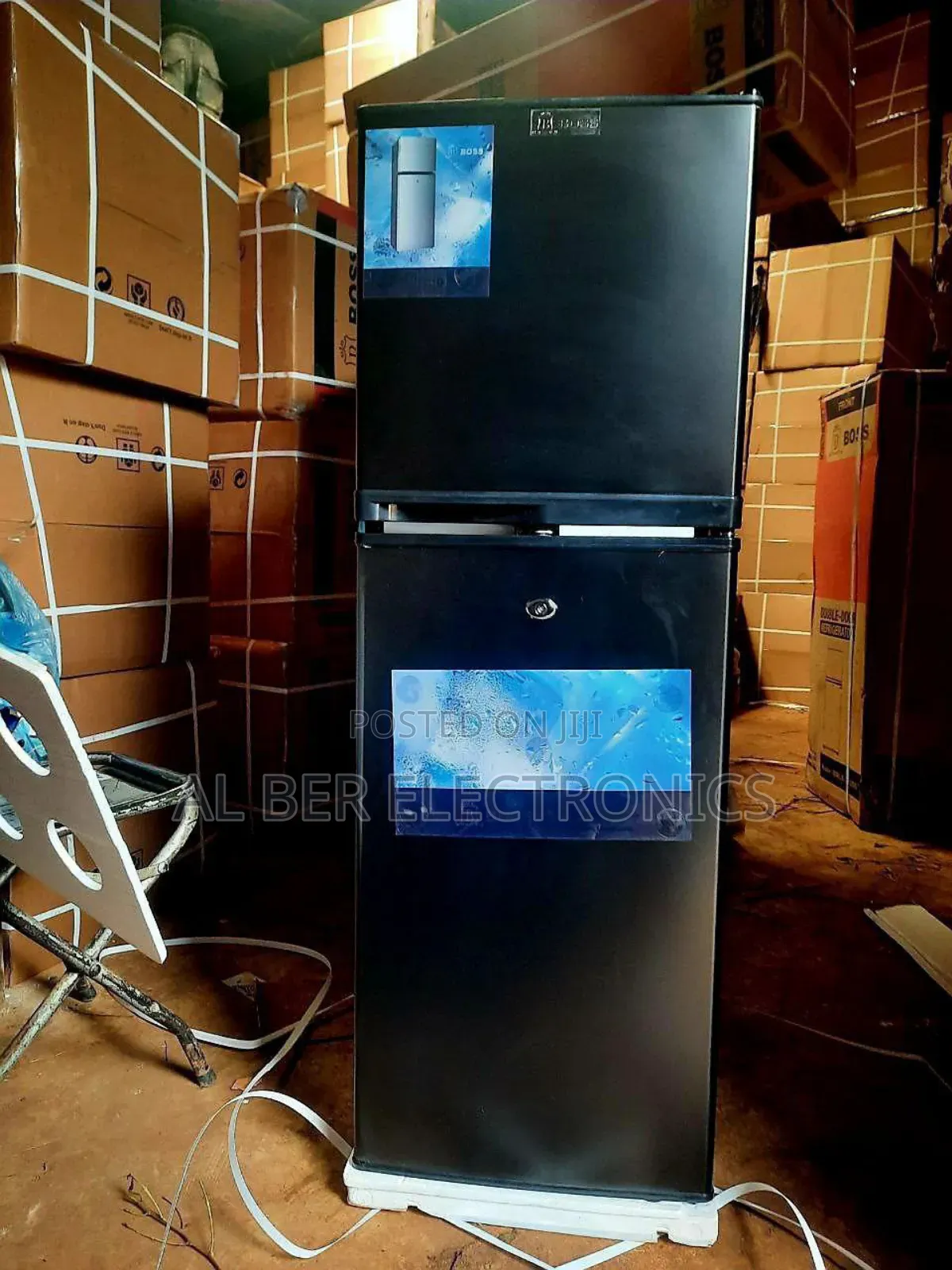 Boss 230 Double Door Refrigerator – New | Model Bo-230ssk in Addis ...