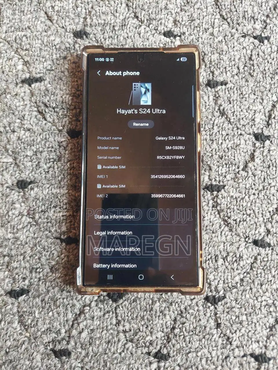 Samsung Galaxy S24 Ultra 256 GB Gray in Kolfe Keranio - Mobile Phones ...