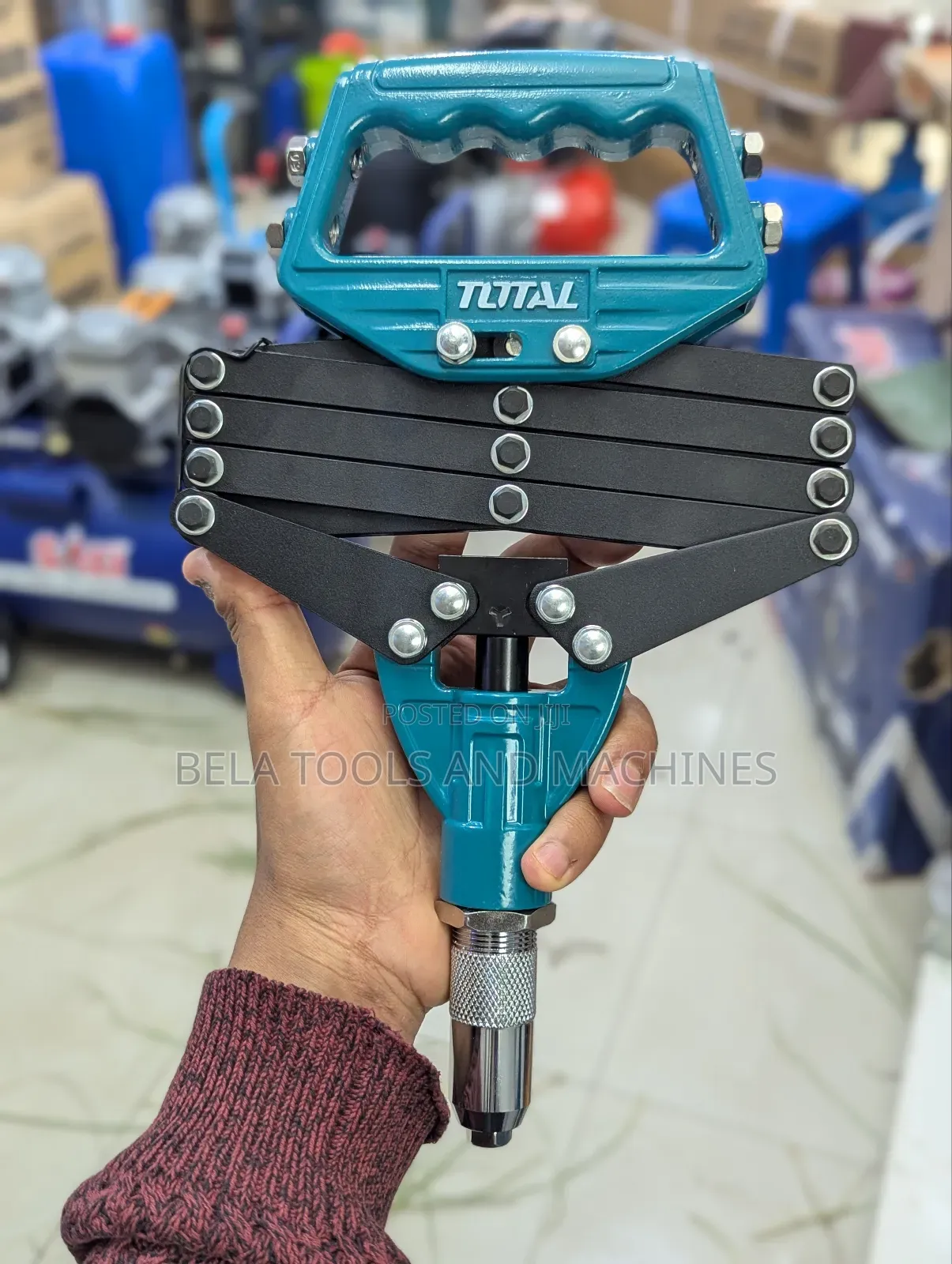 Total Spring Rivet Gun Folding Hand Riveter Machine High Quality in ...