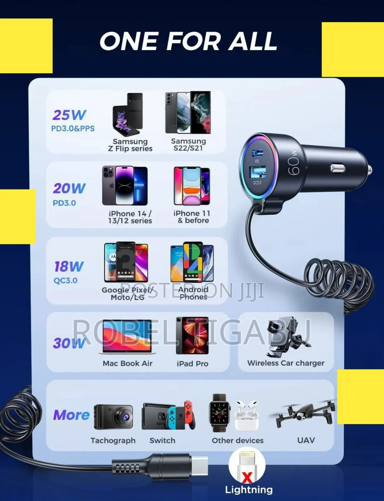 Joyroom Super Fast Car Charger in Yeka - Accessories for Phones ...