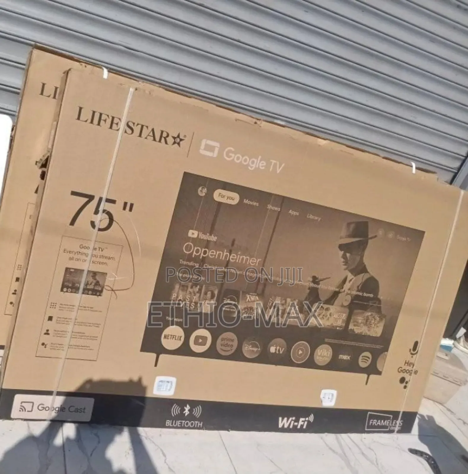 Lifestar Tv 75” Smart Android – Frameless Design | Huge Screen | P in ...