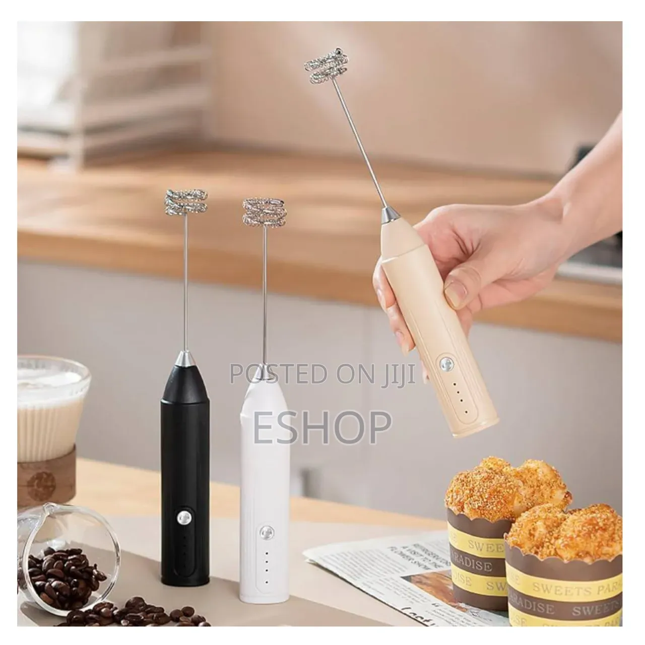 3-in-1 Handheld Electric Mixer – Frother Egg Beater Blender–Easy Clean ...