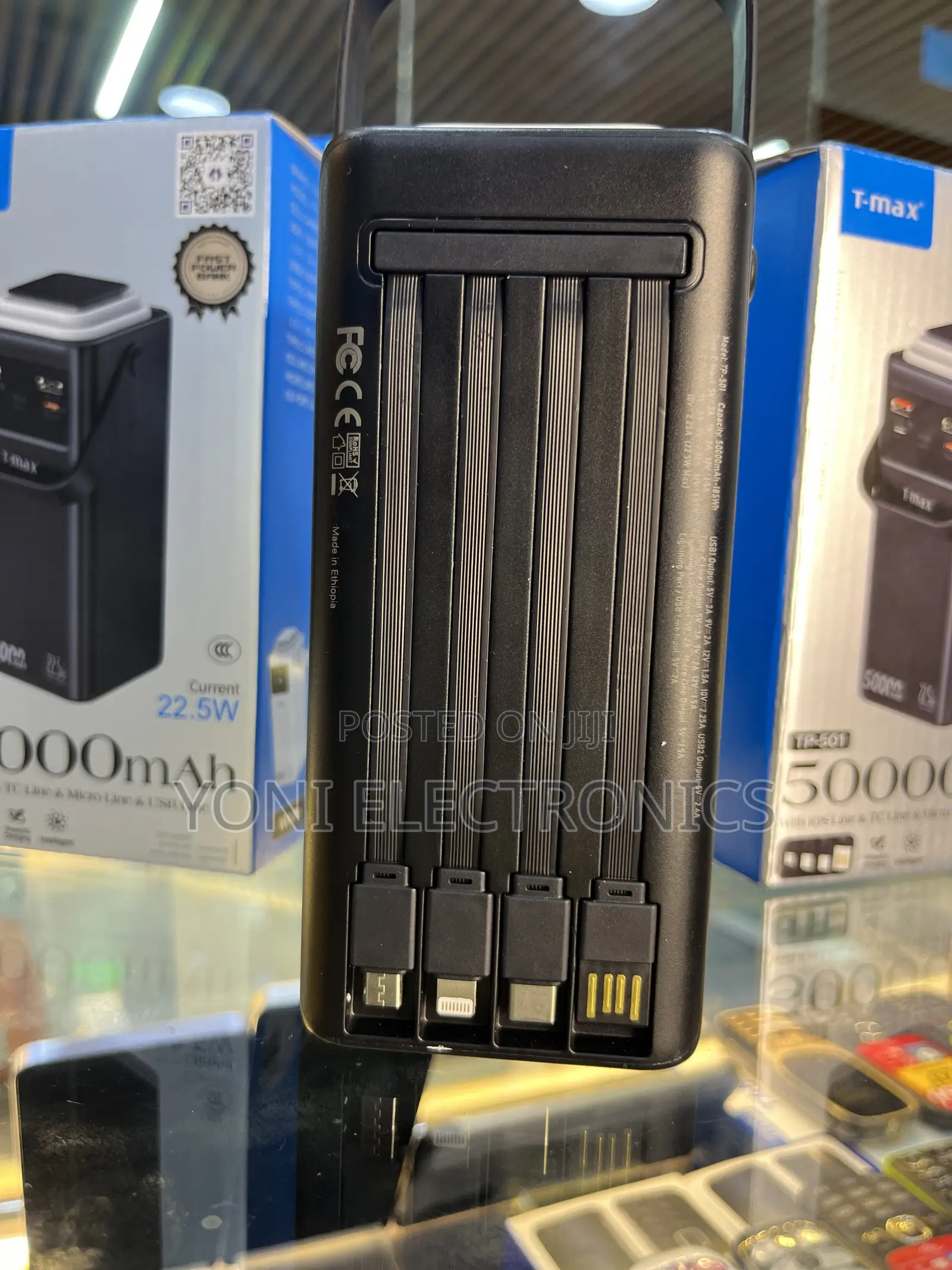 T-Max Tp-501 50000mah Ultra-High Capacity Power Bank | 22.5w Fast for ...
