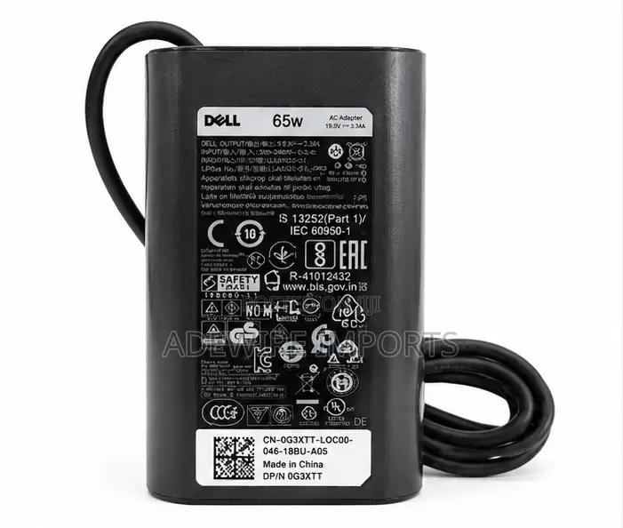Dell Center Pin 65w (Origional) Laptop Charger With Vat for sale ...