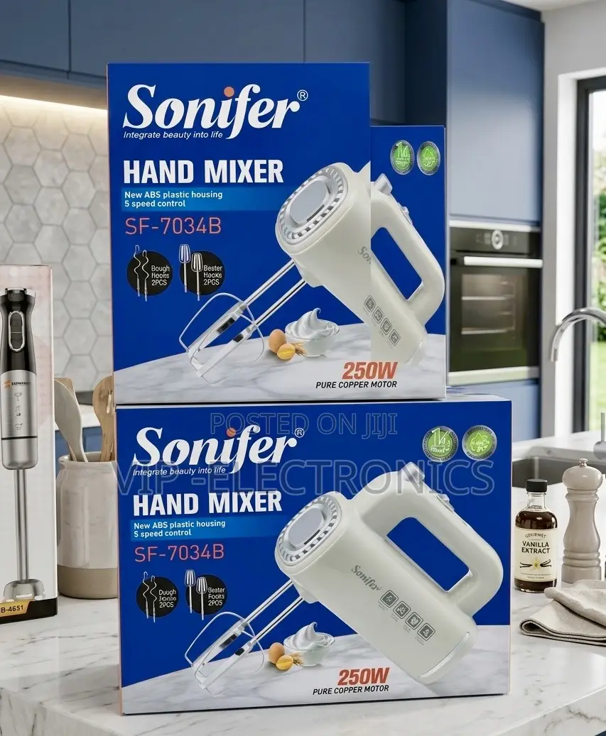 Sonifer Hand Mixer – 250w 5-Speed Electric Kitchen Mixer - VIP ...