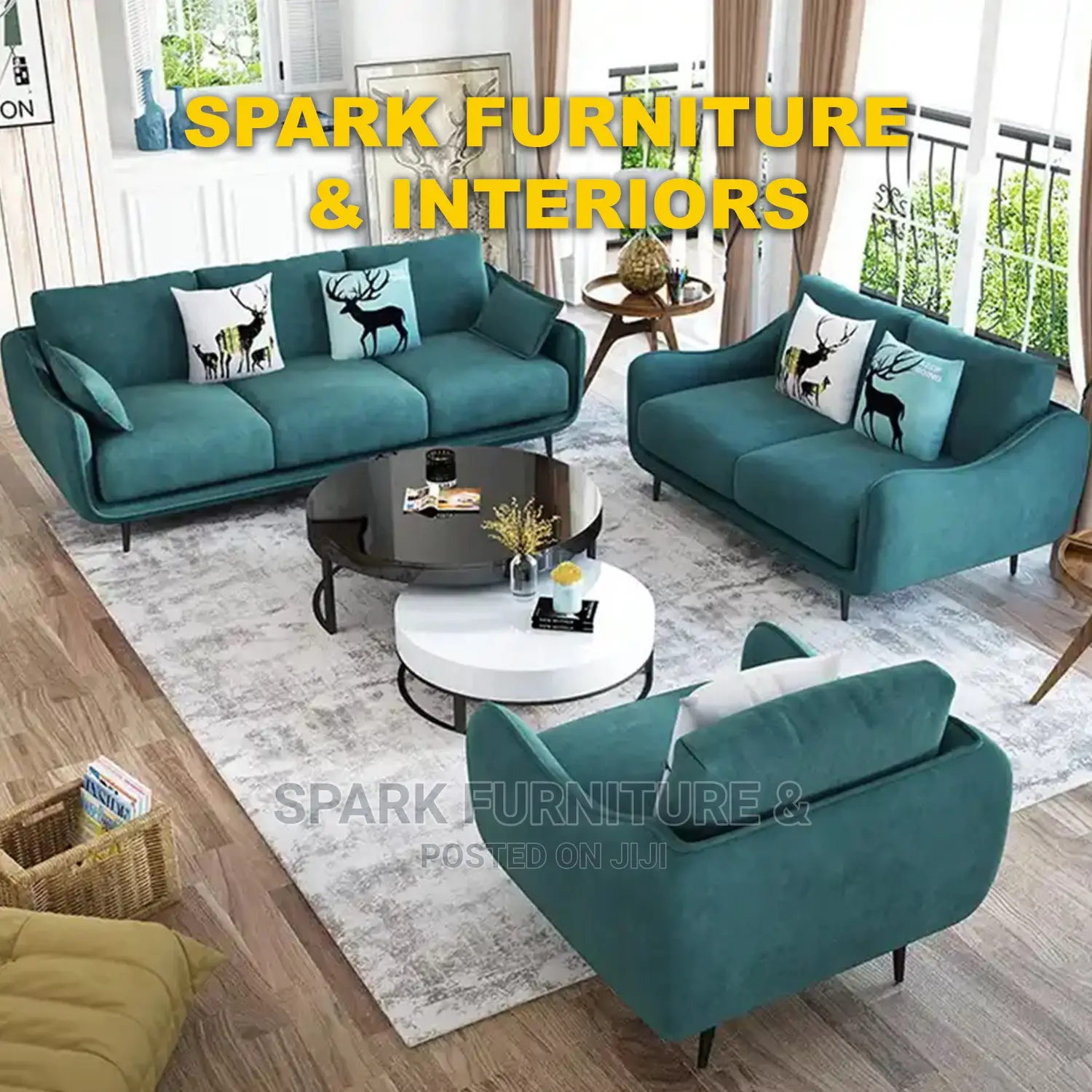 Sofa Model S-045 3+2+1 Set in Nifas Silk-Lafto - Furniture, Spark Furniture And Interiors | Jiji ...