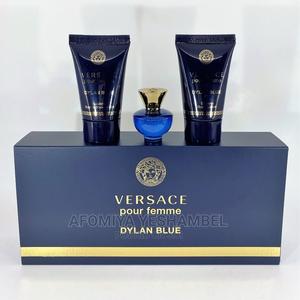 Versace Pour Femme Dylan Blue EDP 4-Piece Gift Set in Bole - Fragrances ...