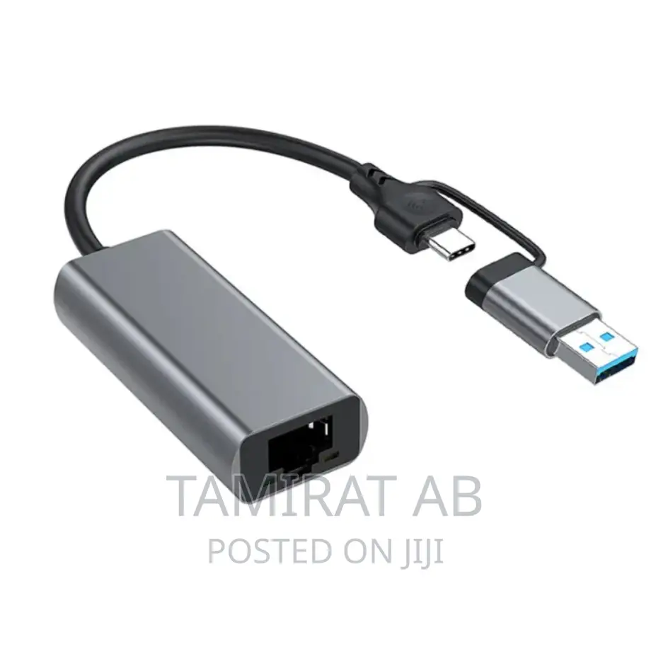 USB3.0/Type-c3.1 to RJ45 Ethernet Adapter for Laptop PC in Yeka ...