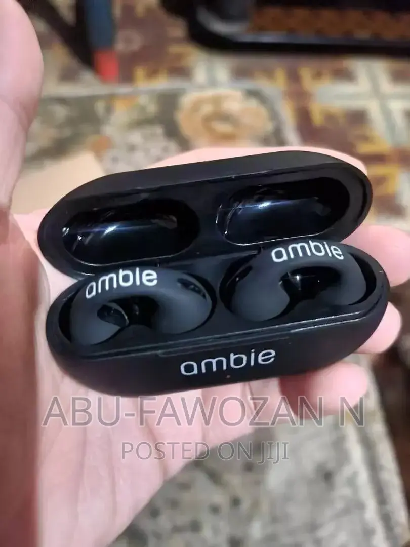 100%Original Airpods and Earcuffs Ambie in Addis Ketema - Headphones, Abu-fawozan N | Jiji.com.et