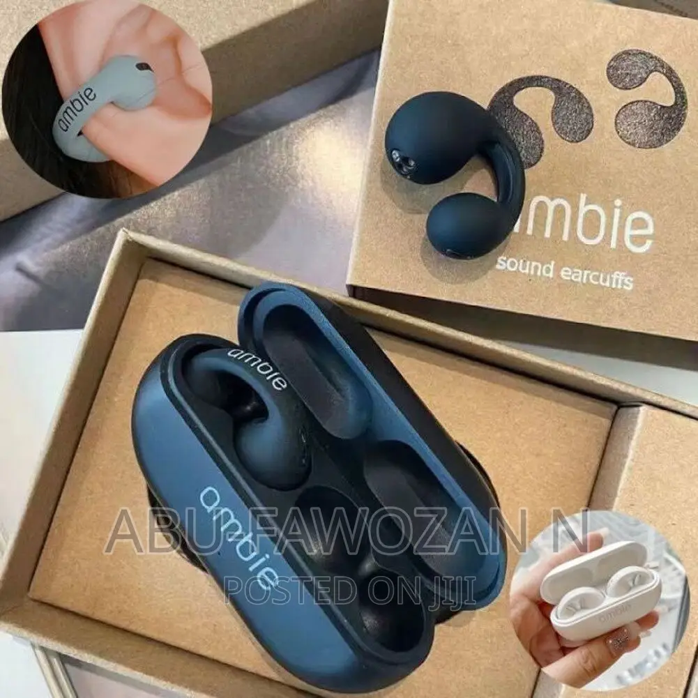 100%Original Airpods and Earcuffs Ambie in Addis Ketema - Headphones, Abu-fawozan N | Jiji.com.et
