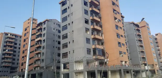 Addis Ababa Condominium New Apartments Blocks With Satellite Dishes,
