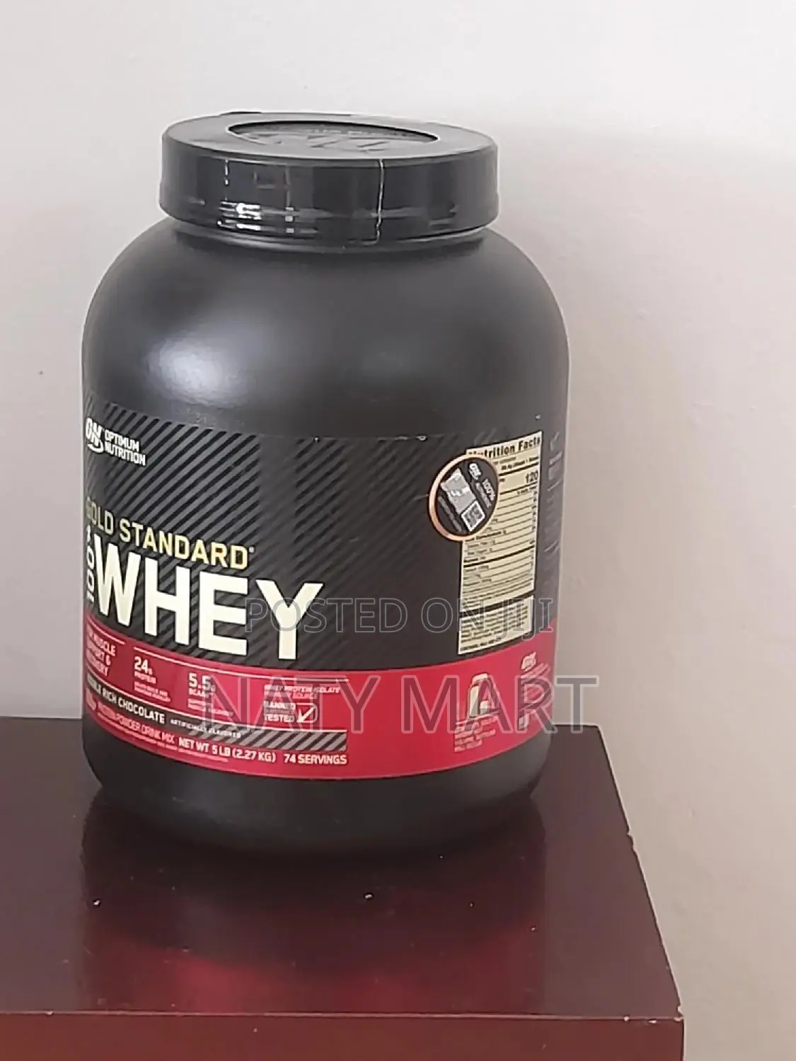 Whey Protien Optimum Nutrition 10500 Only In Nifas Silk Lafto Vitamins And Supplements