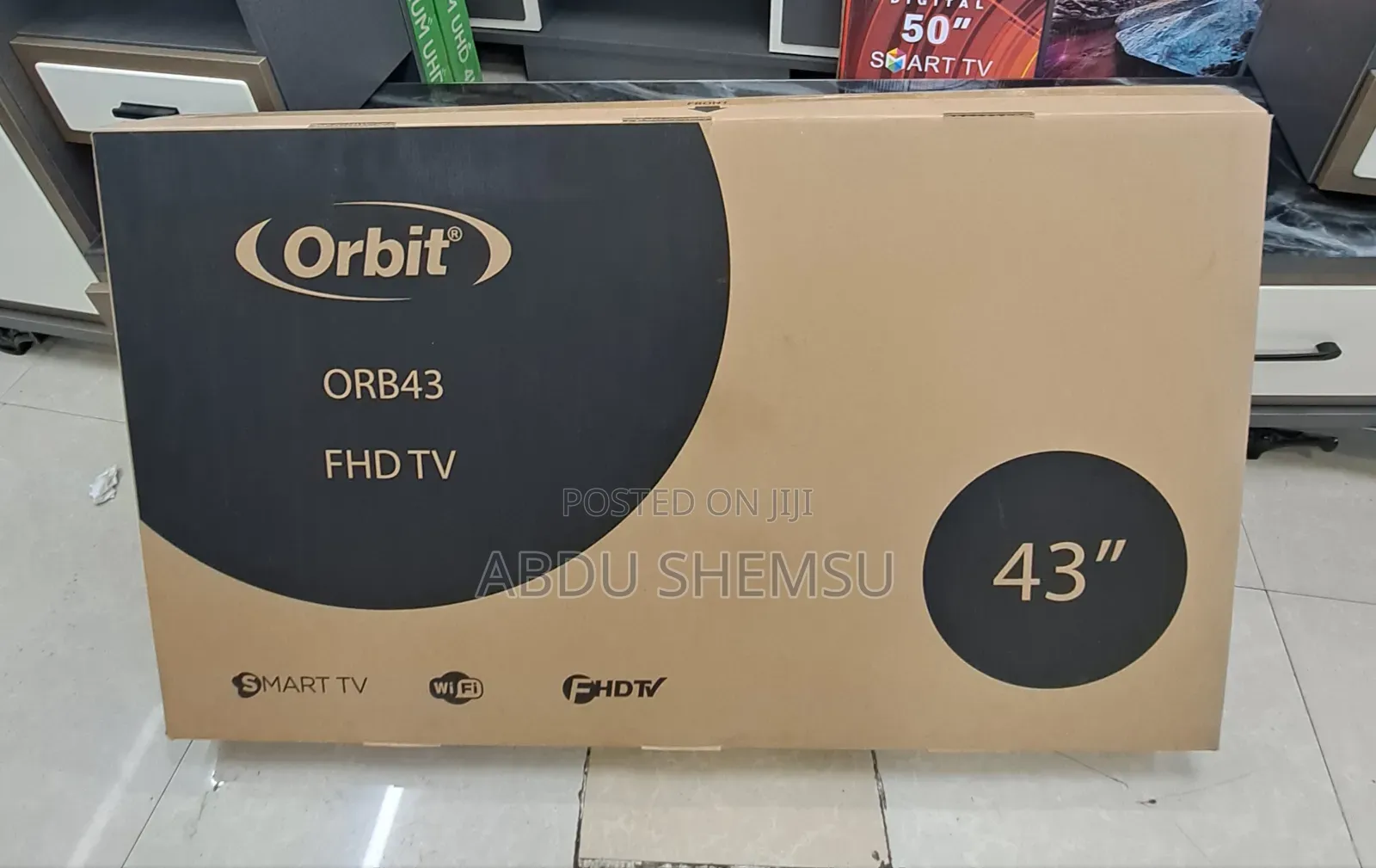 Orbit Tv 43 Inch Smart Doubel Glass in Addis Ketema - TV & DVD ...